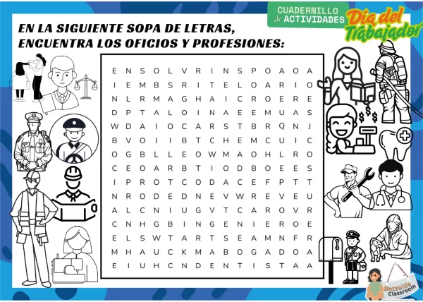 Cuadernillo Día del Trabajador | Actividades para Primaria 2025