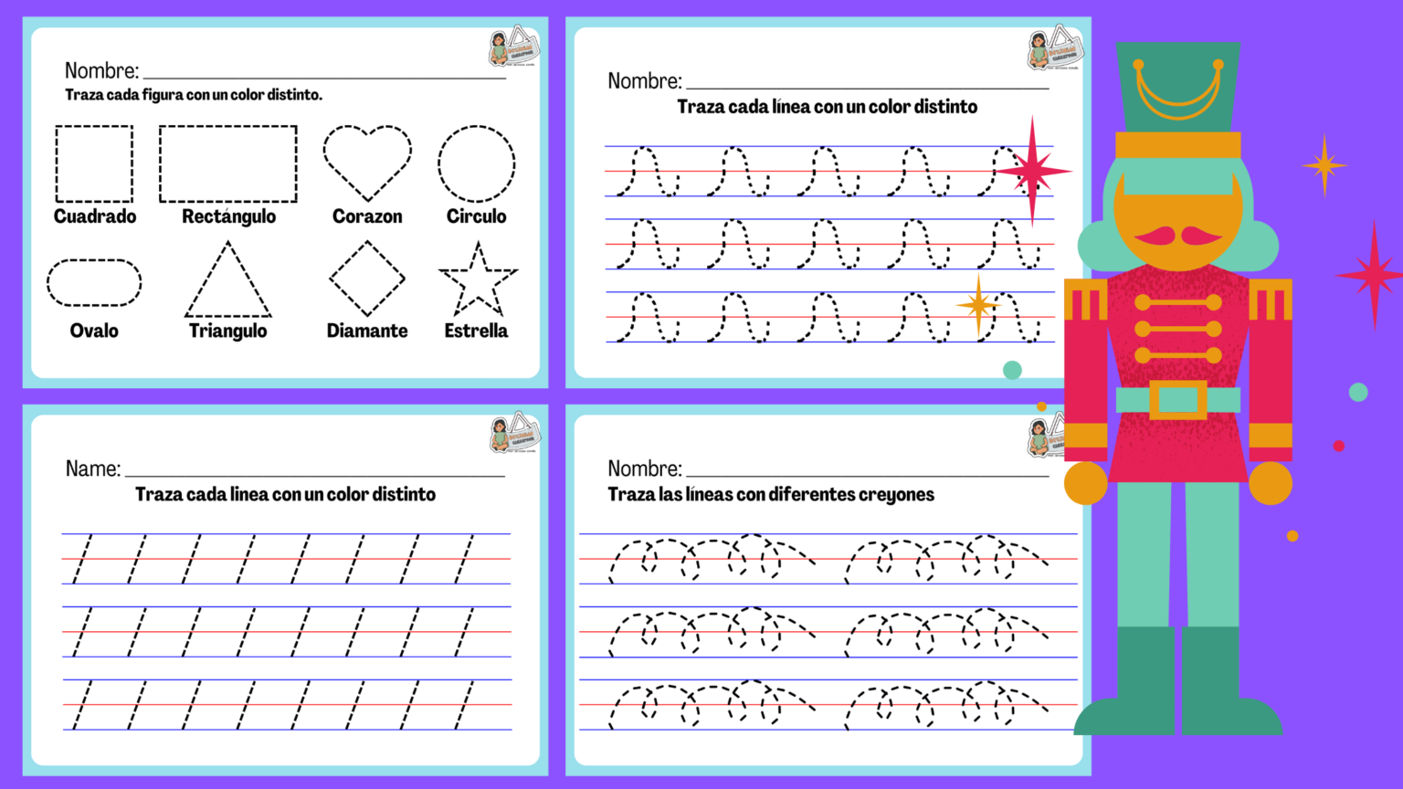 Cuadernillo de Actividades Navideñas para Niños de Preescolar