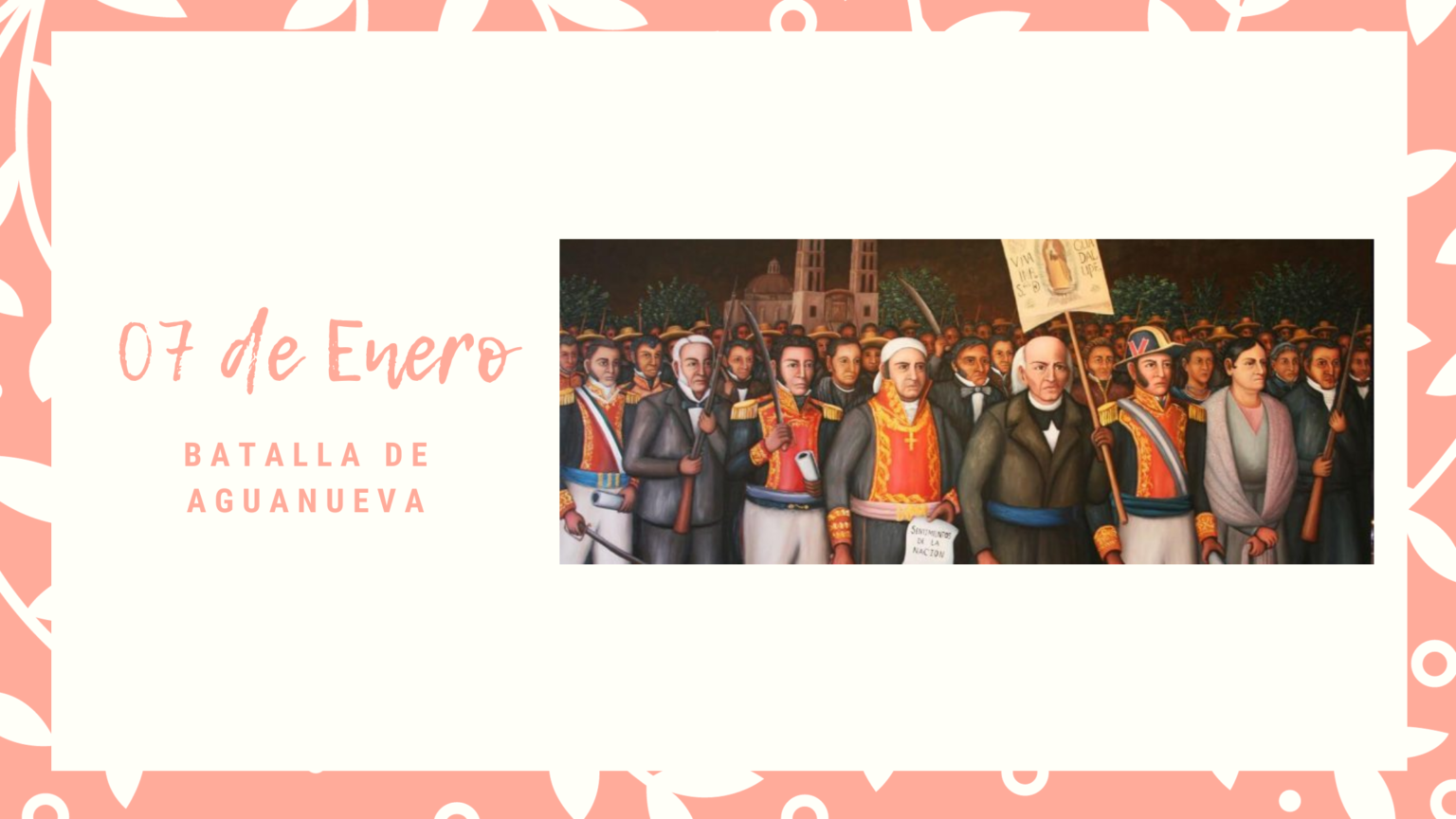 Efemérides del Mes de Enero en México.